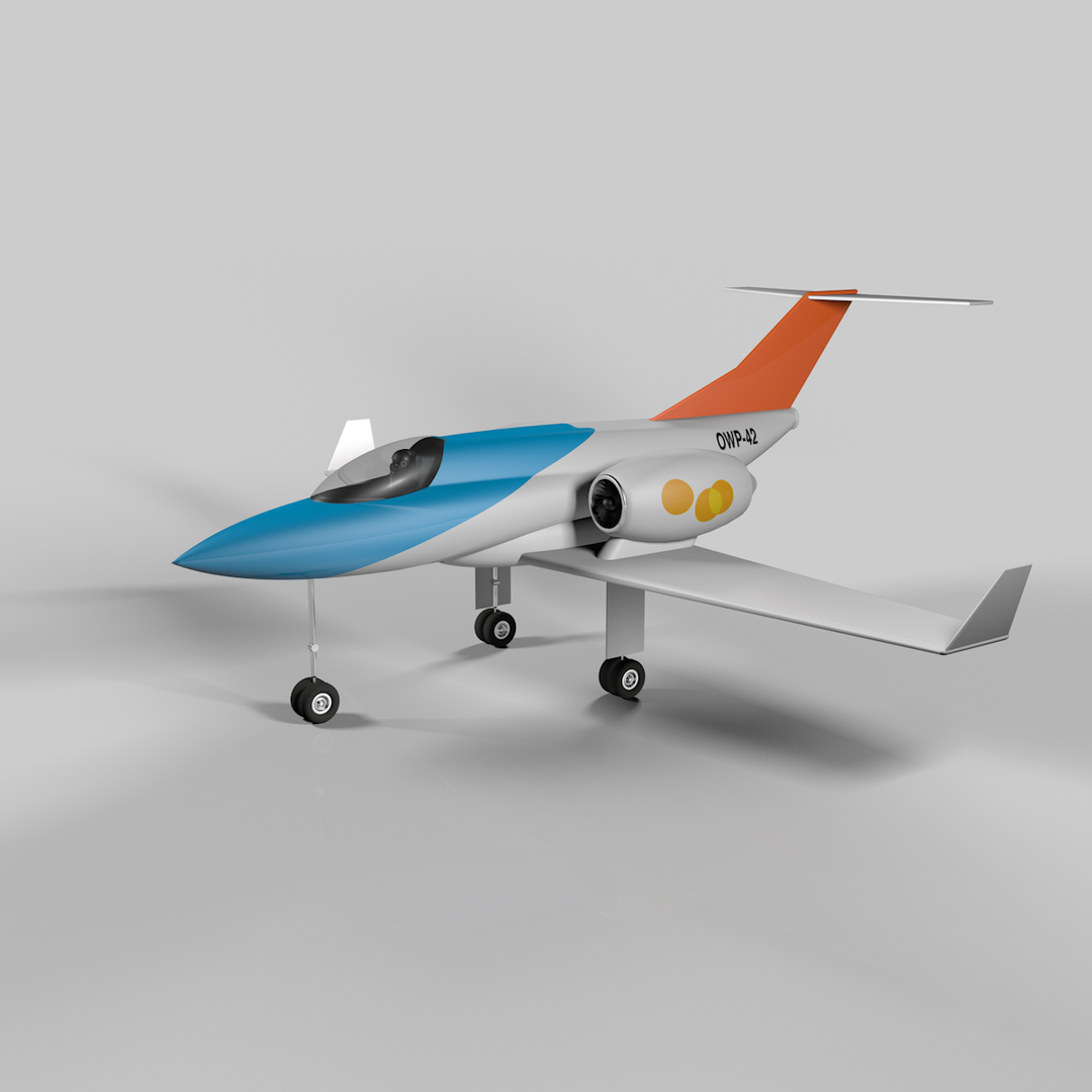 3d Cute Jet