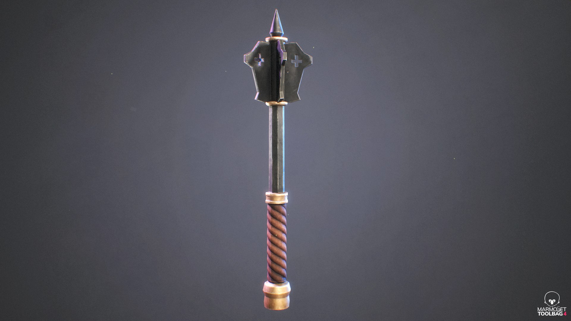 3D model Stylized Mace - TurboSquid 2153201