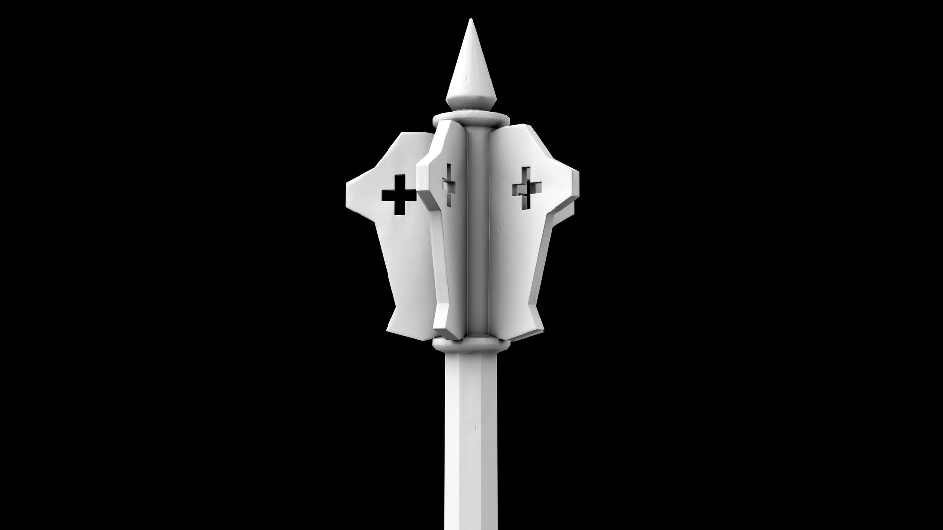 3D model Stylized Mace - TurboSquid 2153201