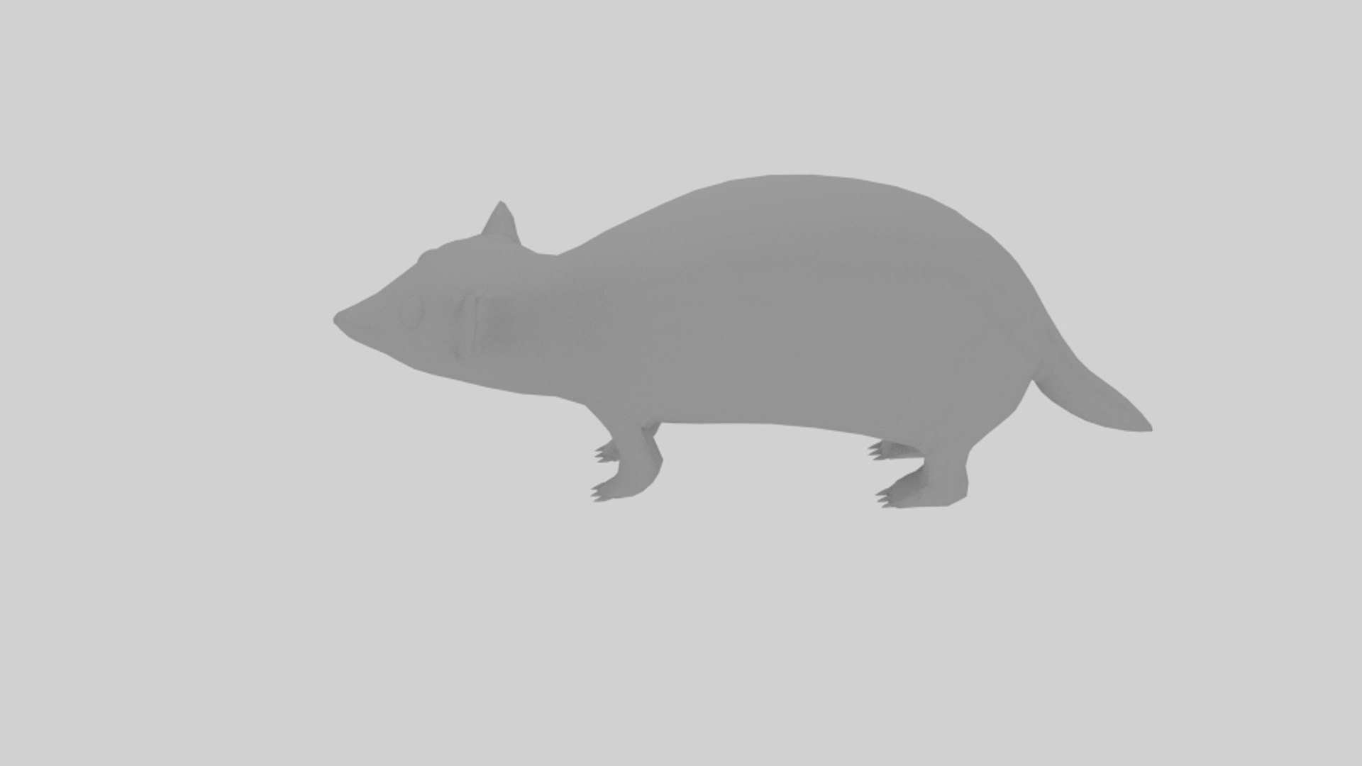 3D badger base mesh model - TurboSquid 1229968