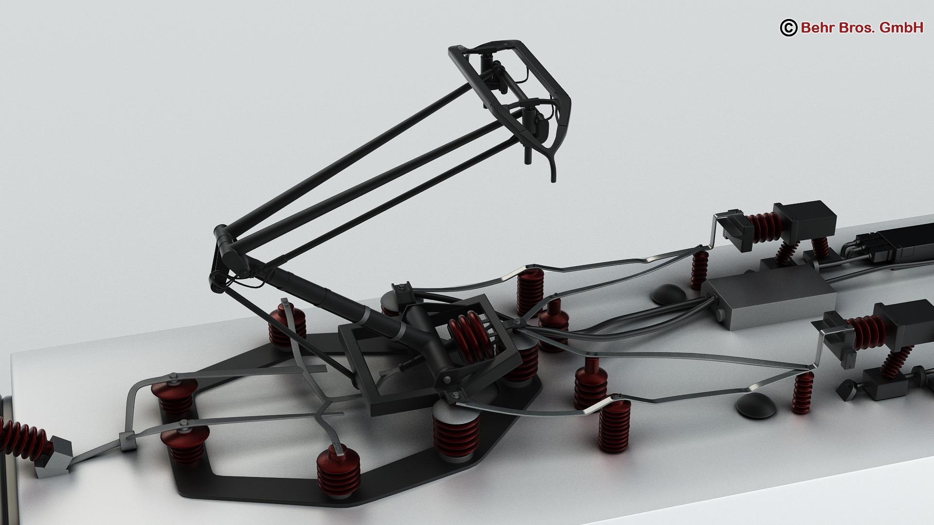 3d generic commuter train locomotives model