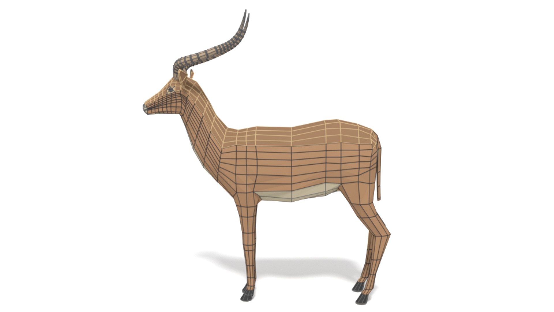 Impala Antelope 3D Model - TurboSquid 1400456