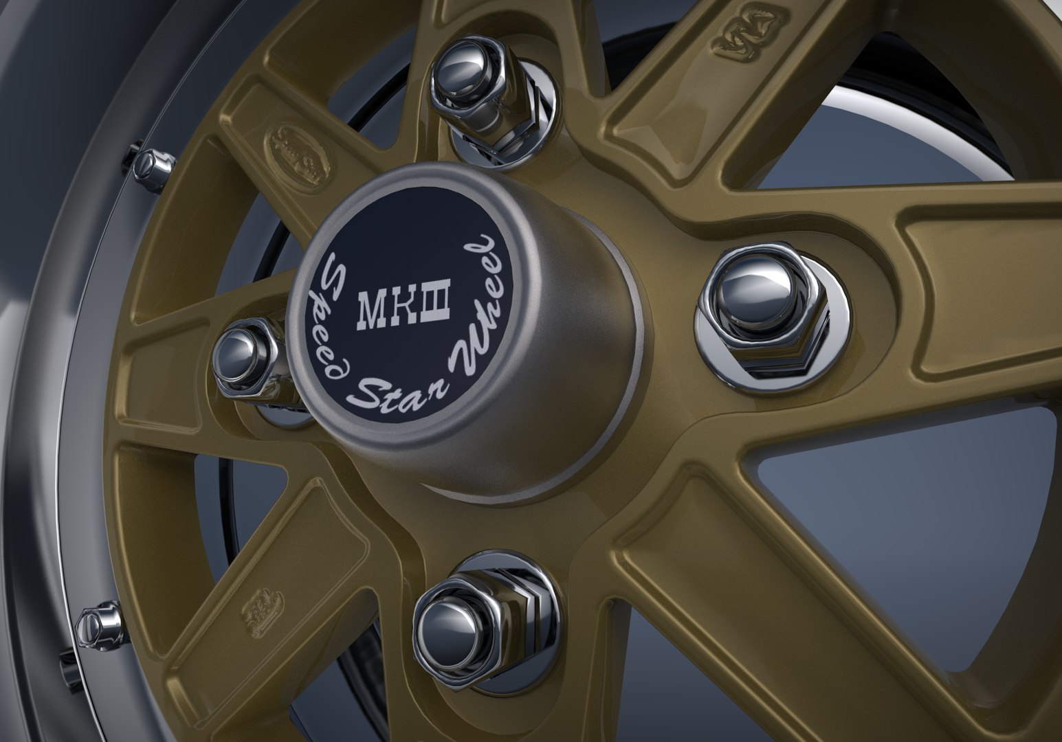 SSR Speed Star Racing MK-III Wheel 14 Inch 3D Model - TurboSquid 2004915