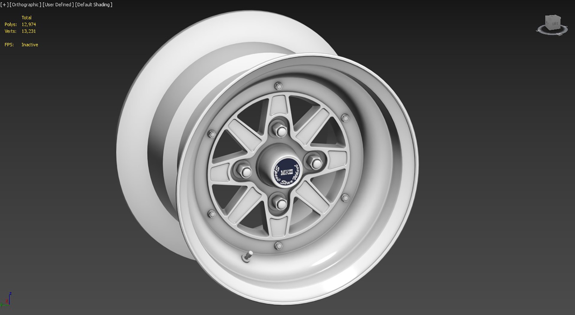 SSR Speed Star Racing MK-III Wheel 14 Inch 3D Model - TurboSquid 2004915