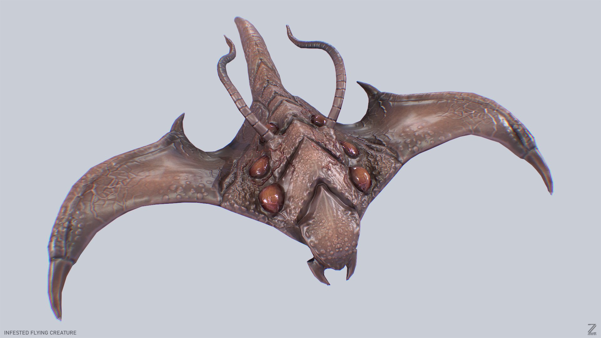 Infested Flying Creature 3D Model - TurboSquid 2235960