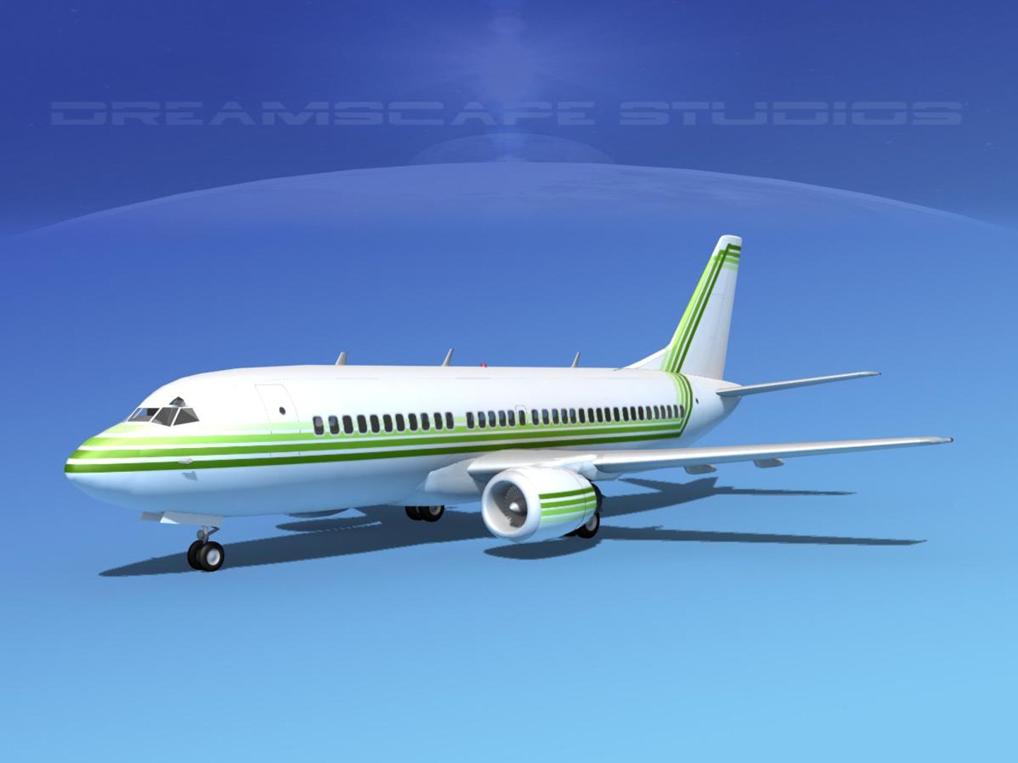 Boeing 737 737-300 3d Model