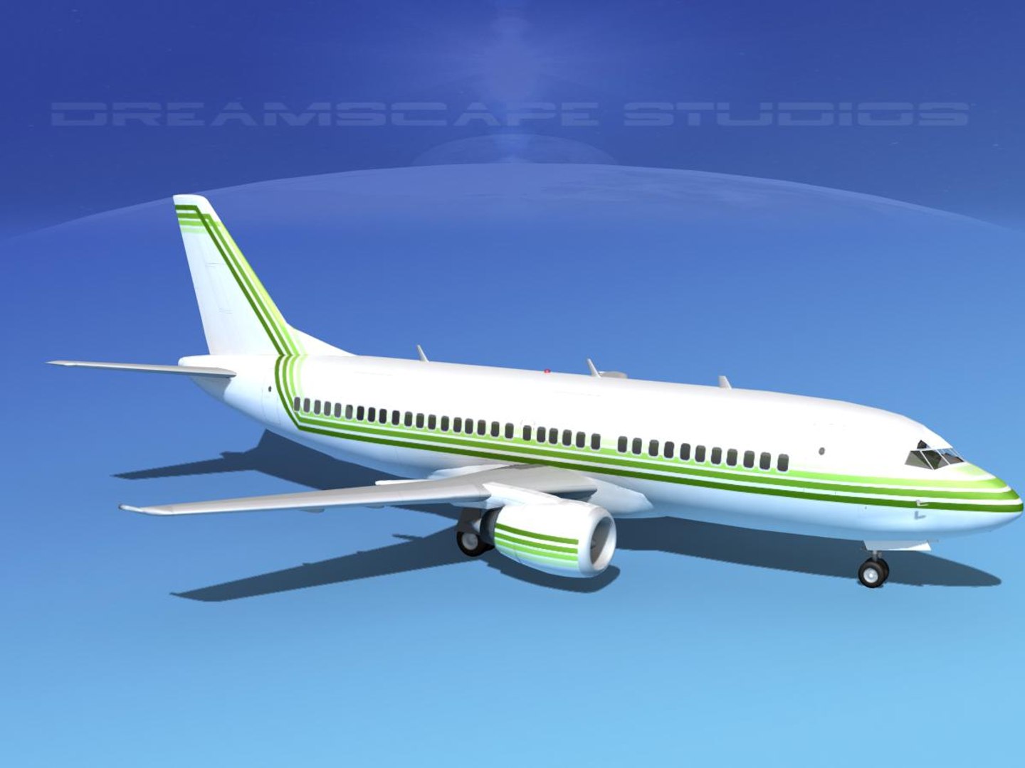 Boeing 737 737-300 3d Model