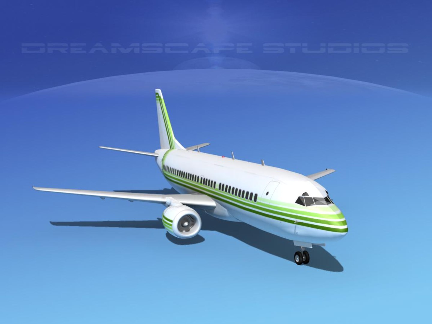 Boeing 737 737-300 3d Model
