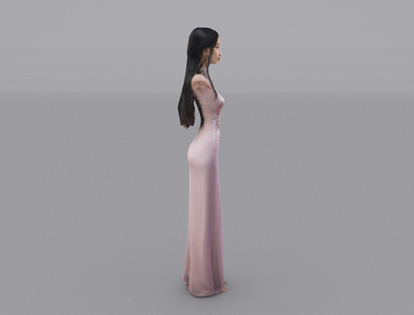 3D Realistic Chinese Woman 3D Model - TurboSquid 2340536