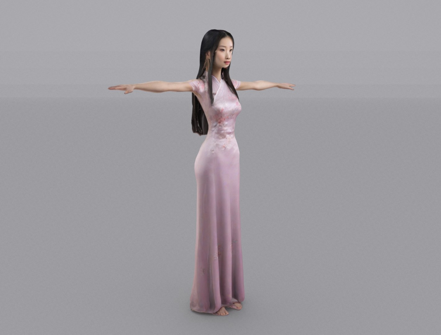 3D Realistic Chinese Woman 3D Model - TurboSquid 2340536