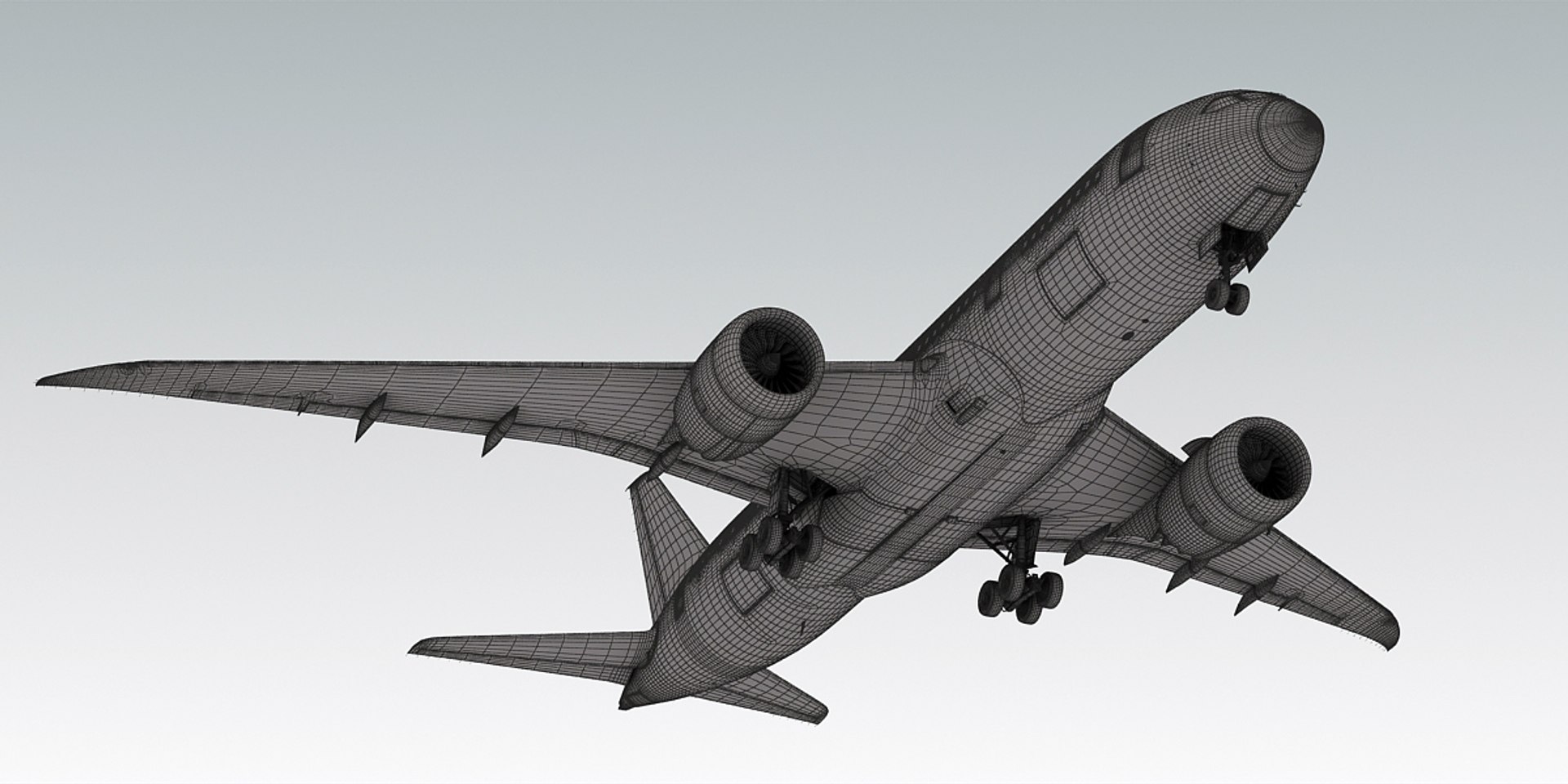 3d boeing 787-8 dreamliner plane model