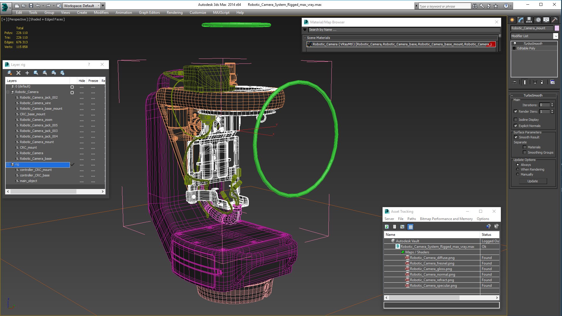 3D Model Robotic Camera Rigged - TurboSquid 1592851
