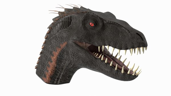 modelo 3d cabeza de indoraptor - TurboSquid 1884885