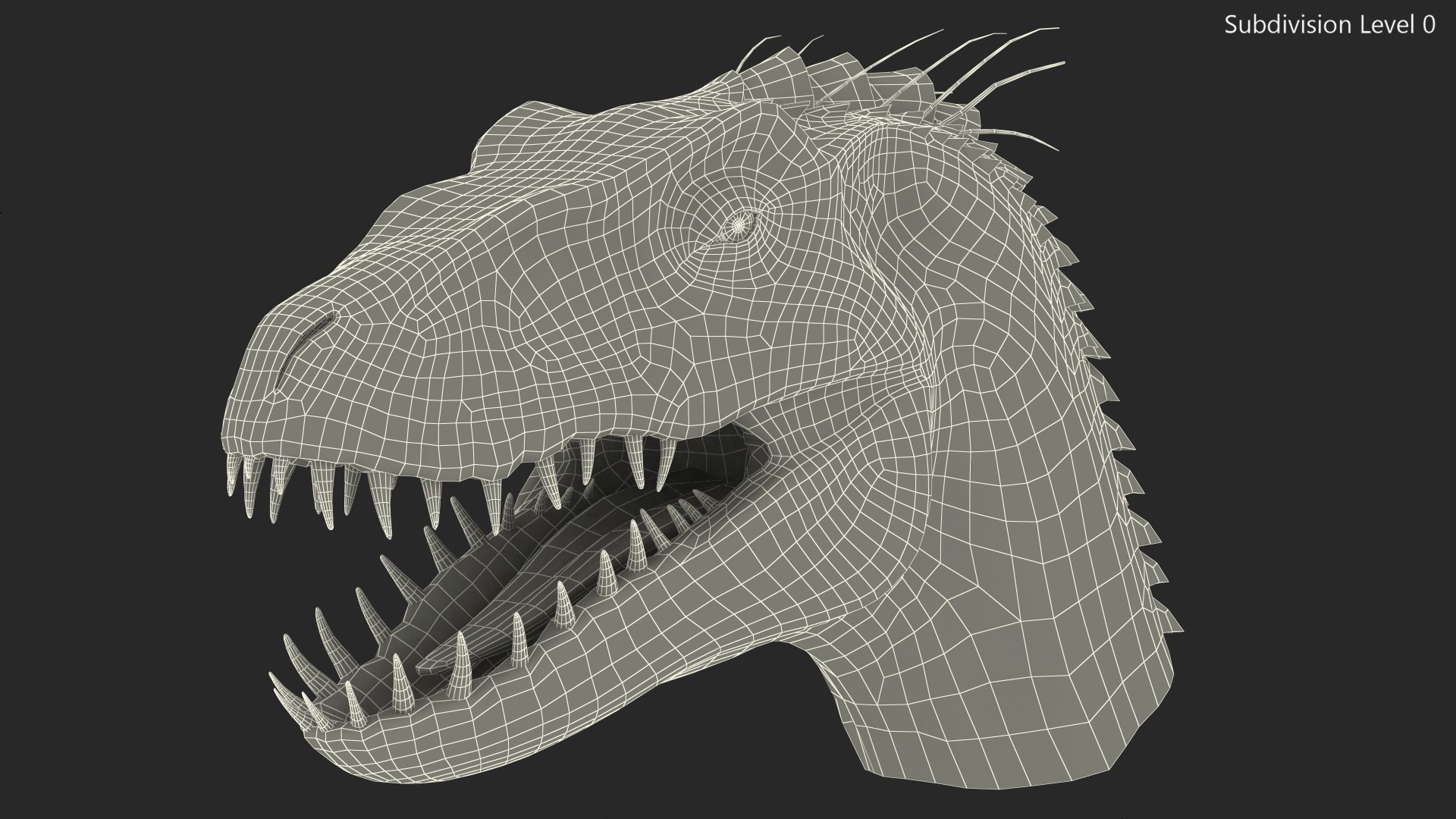 Indoraptor Head 3D - TurboSquid 1884885
