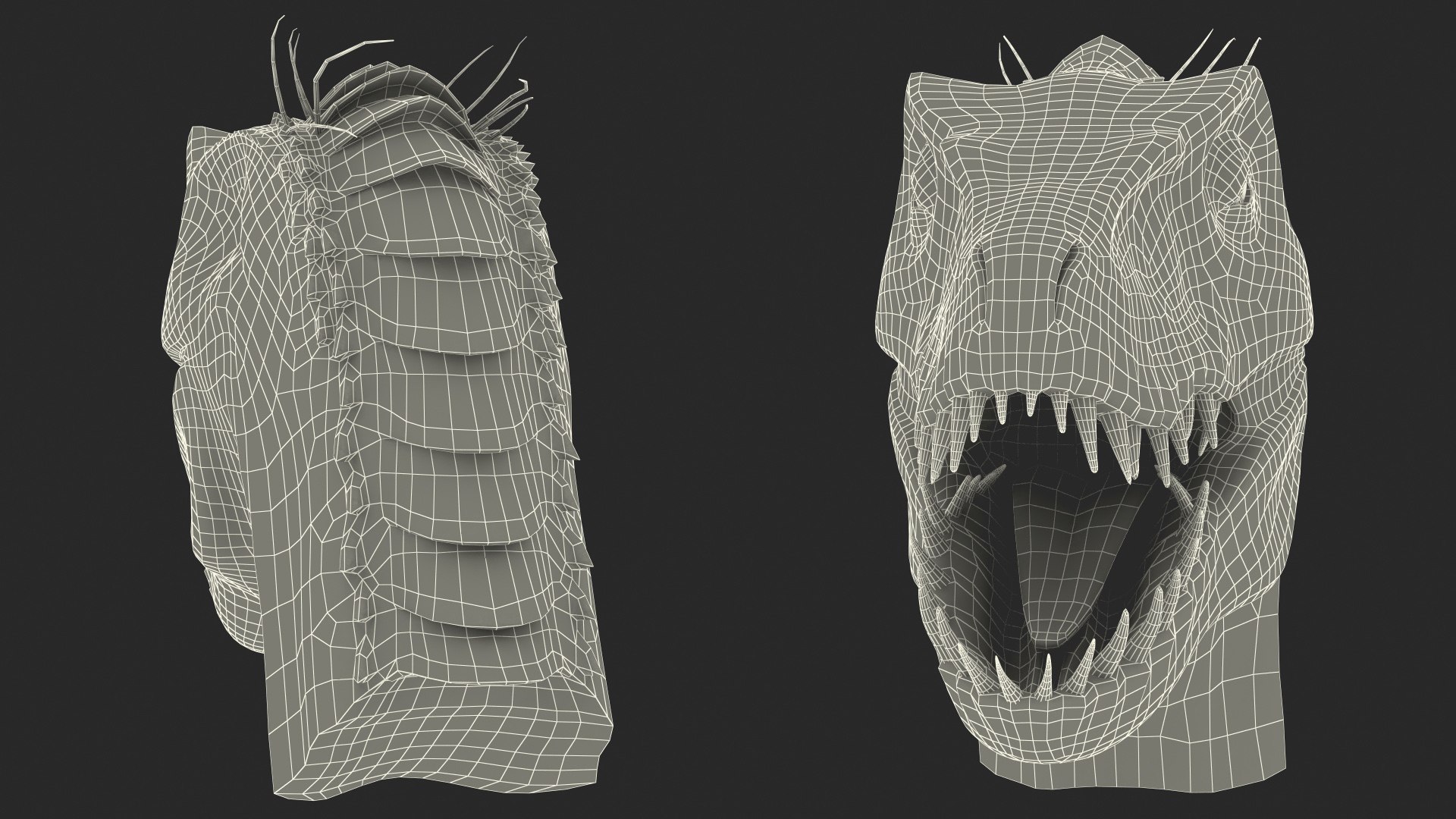 Indoraptor Head 3D - TurboSquid 1884885