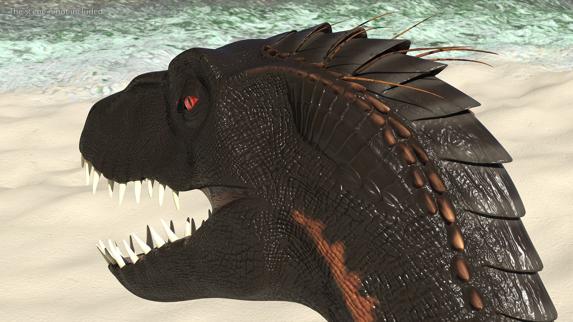 Indoraptor Head 3D - TurboSquid 1884885