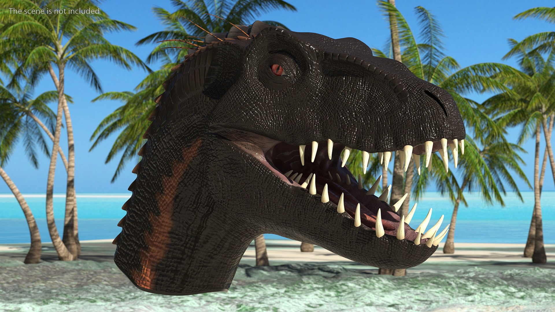 Indoraptor Head 3D - TurboSquid 1884885