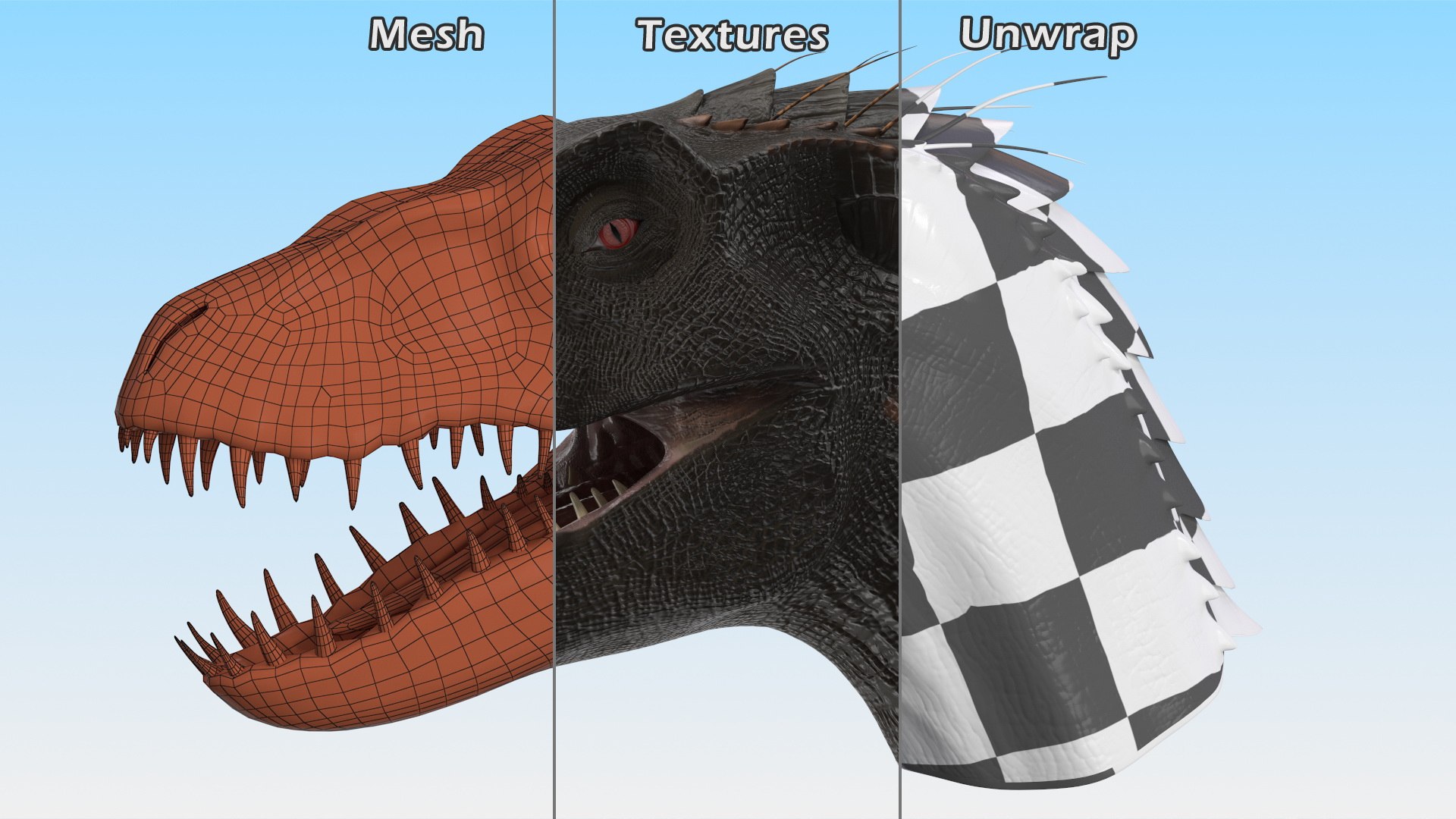 Indoraptor Head 3D - TurboSquid 1884885