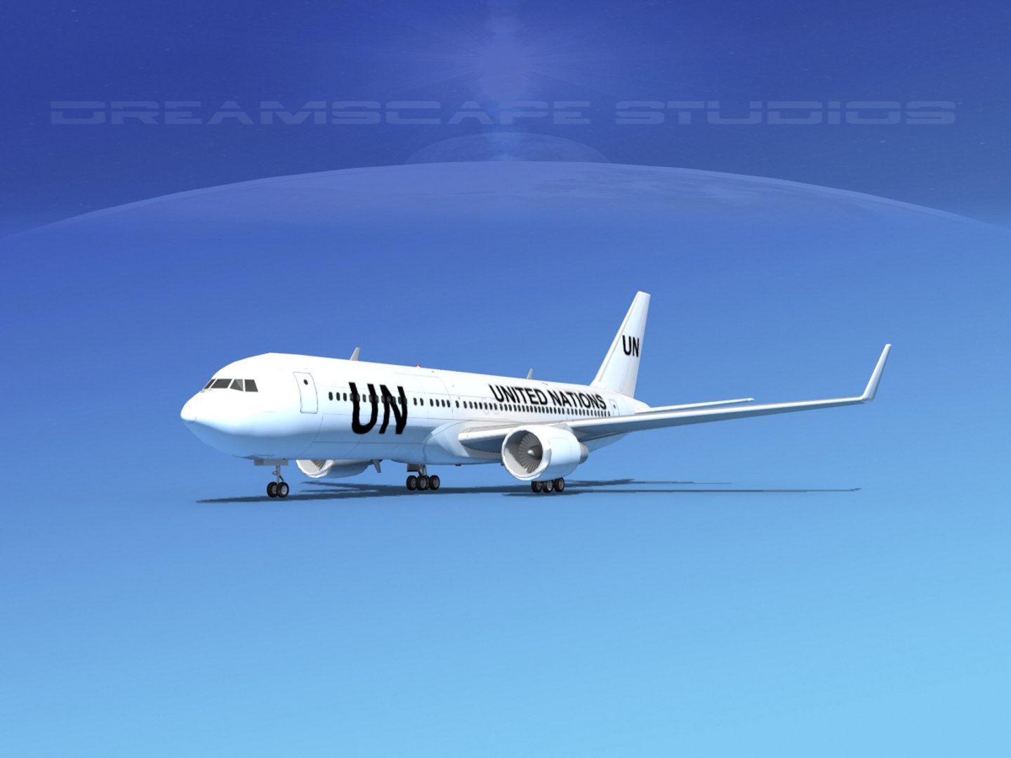 3d airlines boeing 767 767-300 model