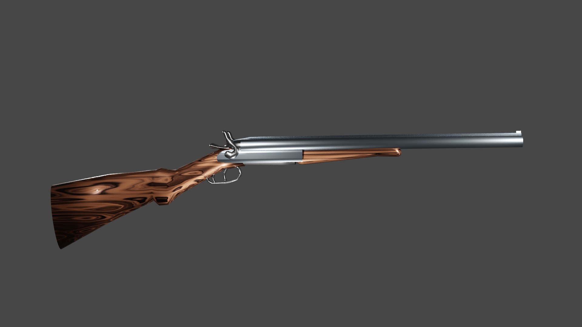 Double Barrel Shotgun 3D Model - TurboSquid 2394839