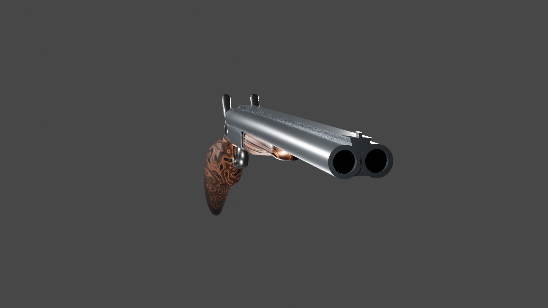Double Barrel Shotgun 3D Model - TurboSquid 2394839