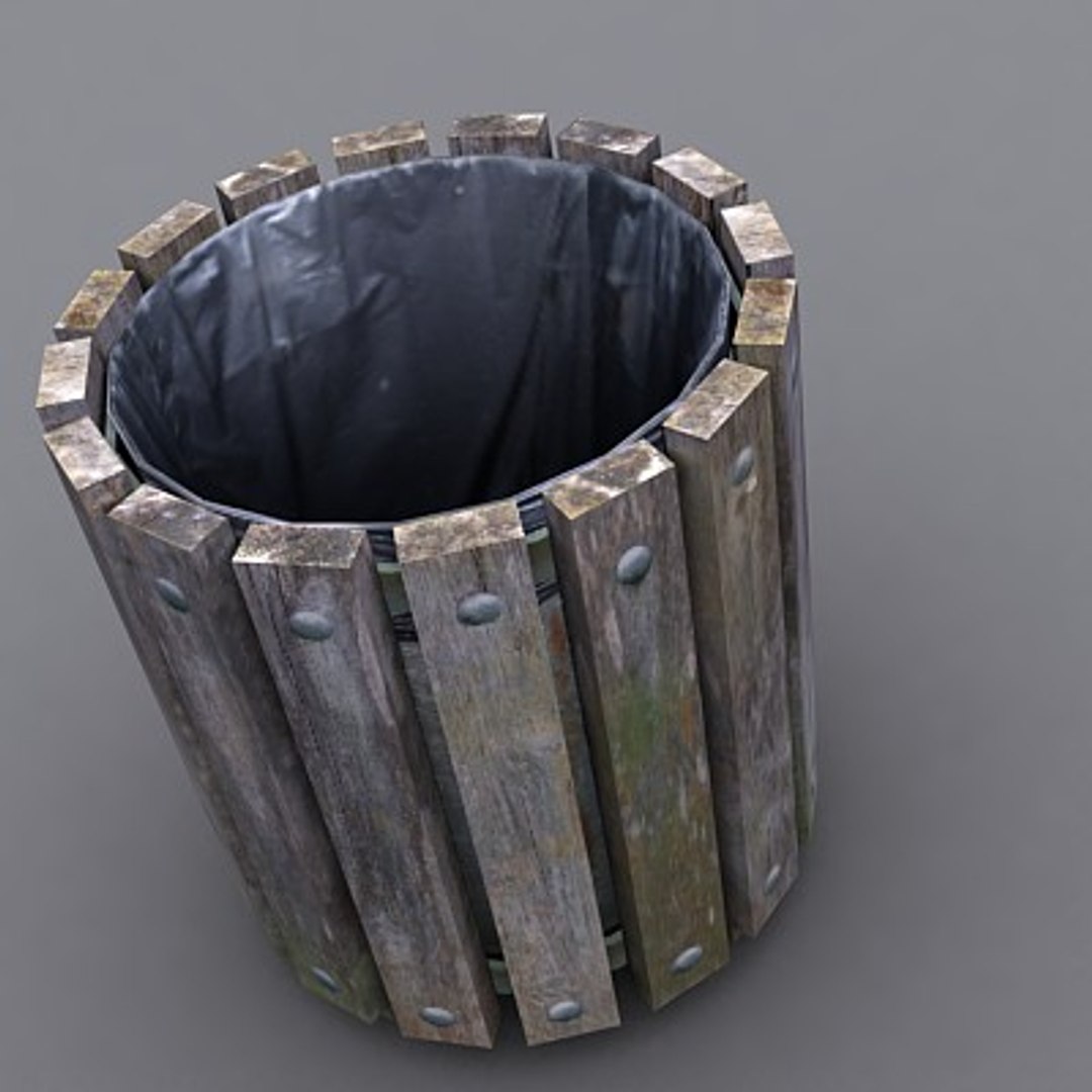 rubbish bin 3d model