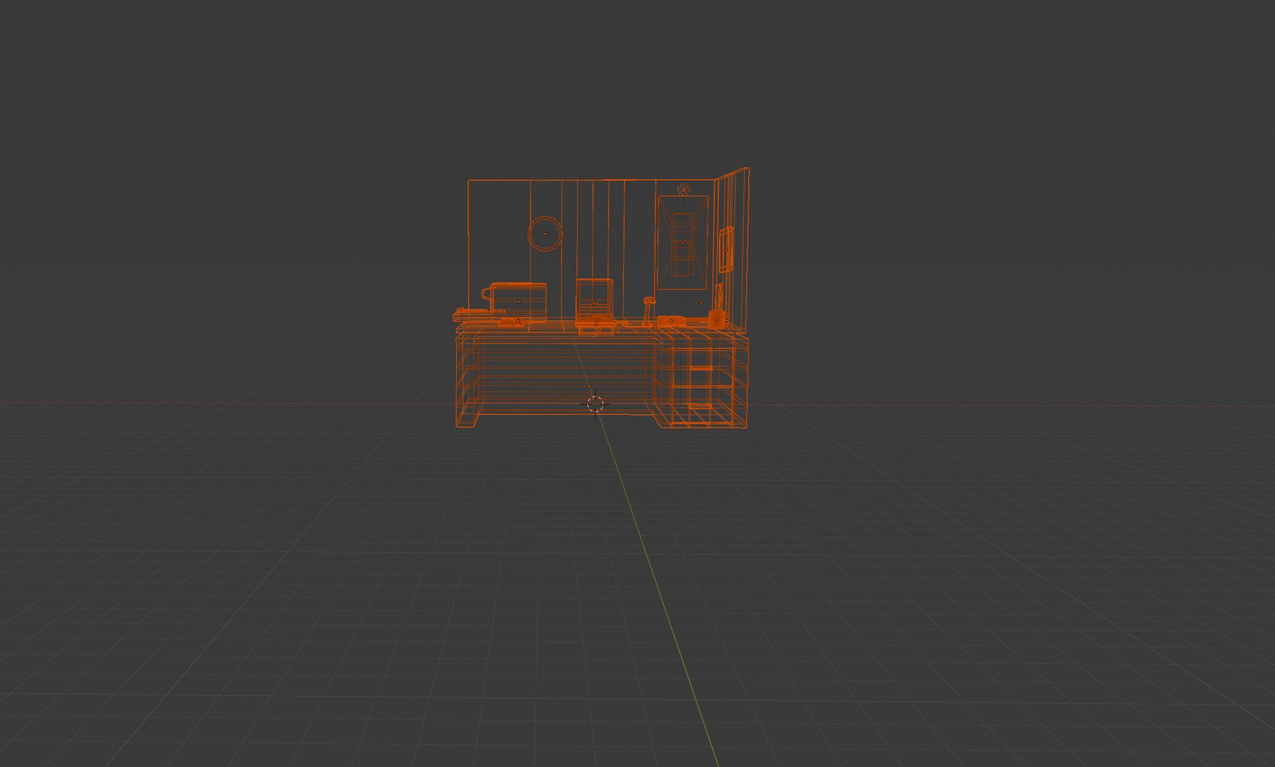 Desk Desktop 3D Model - TurboSquid 1671866