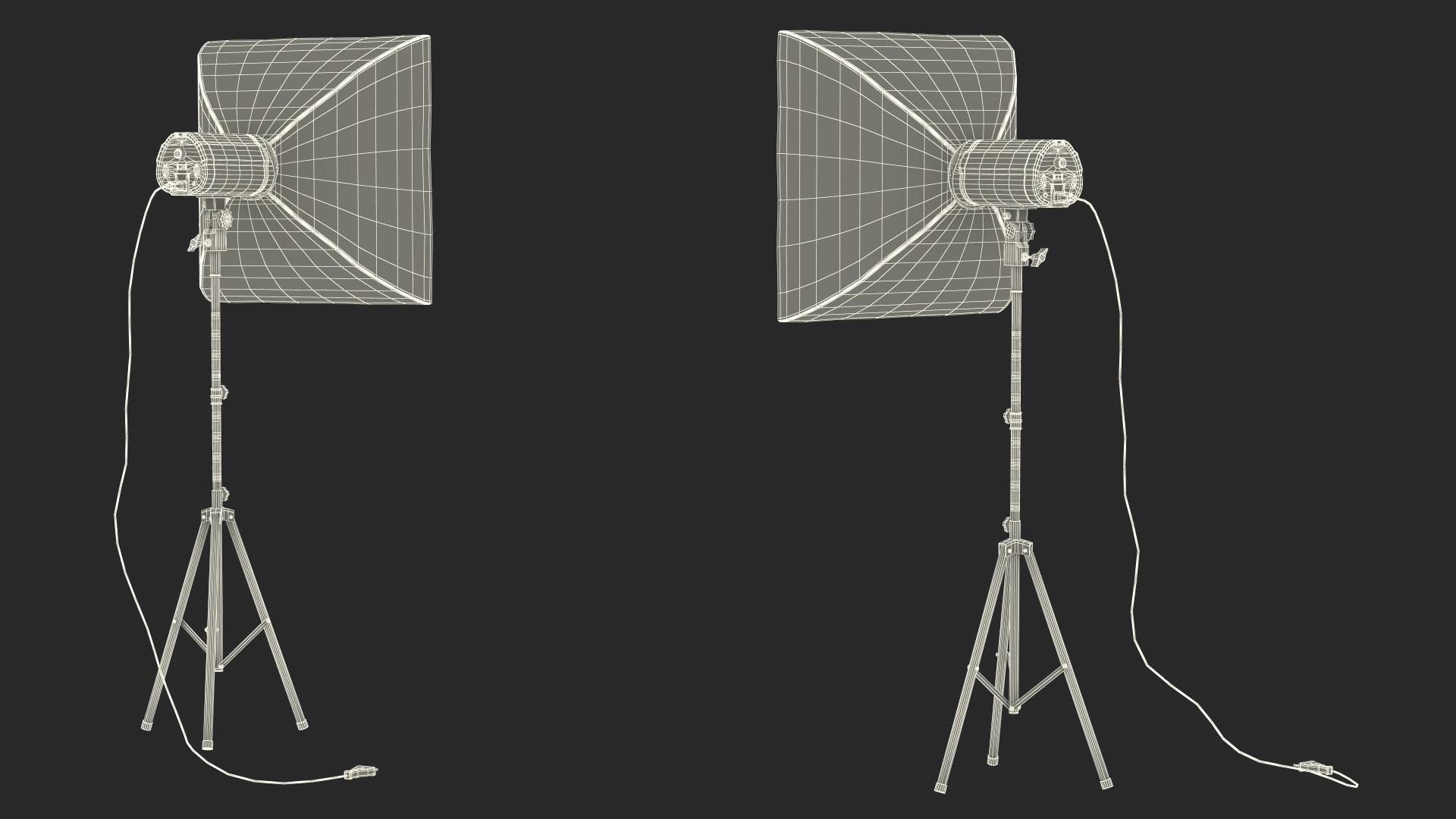 Studio Softbox Light On Tripod Model - TurboSquid 2279717