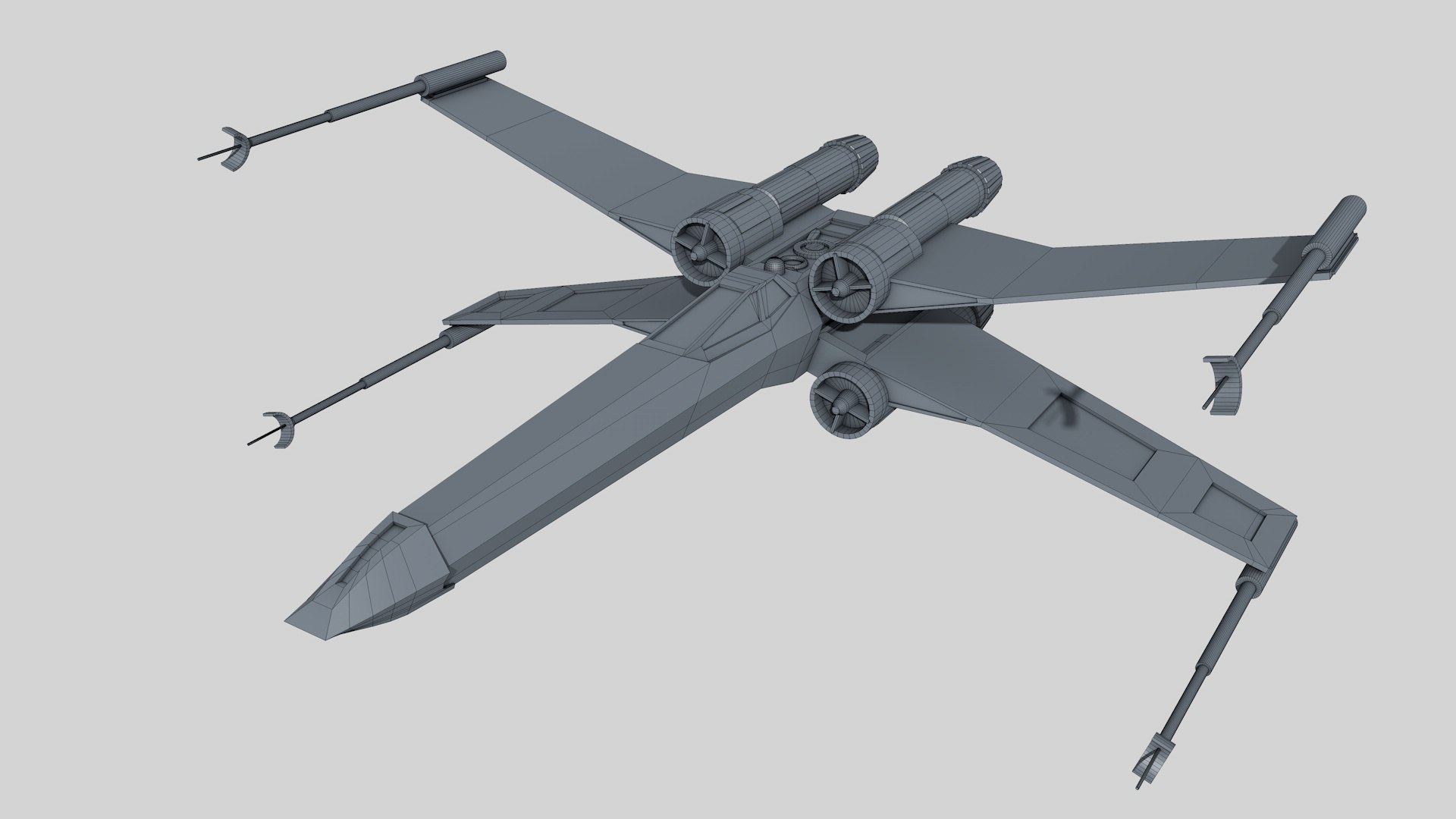 X Wing 3D Model - TurboSquid 2077593