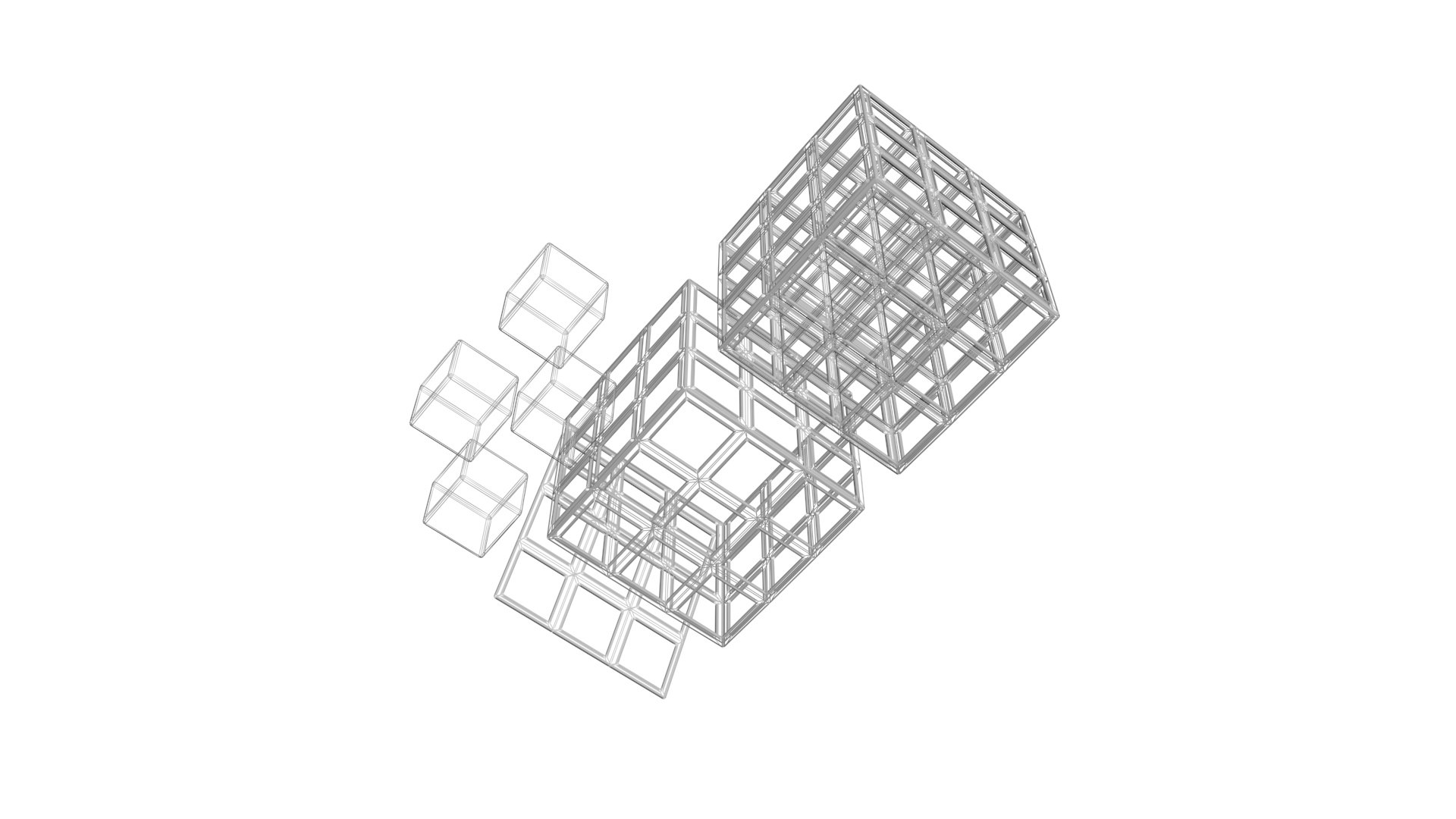 3D Cage Rubiks Cube Model - TurboSquid 1825680