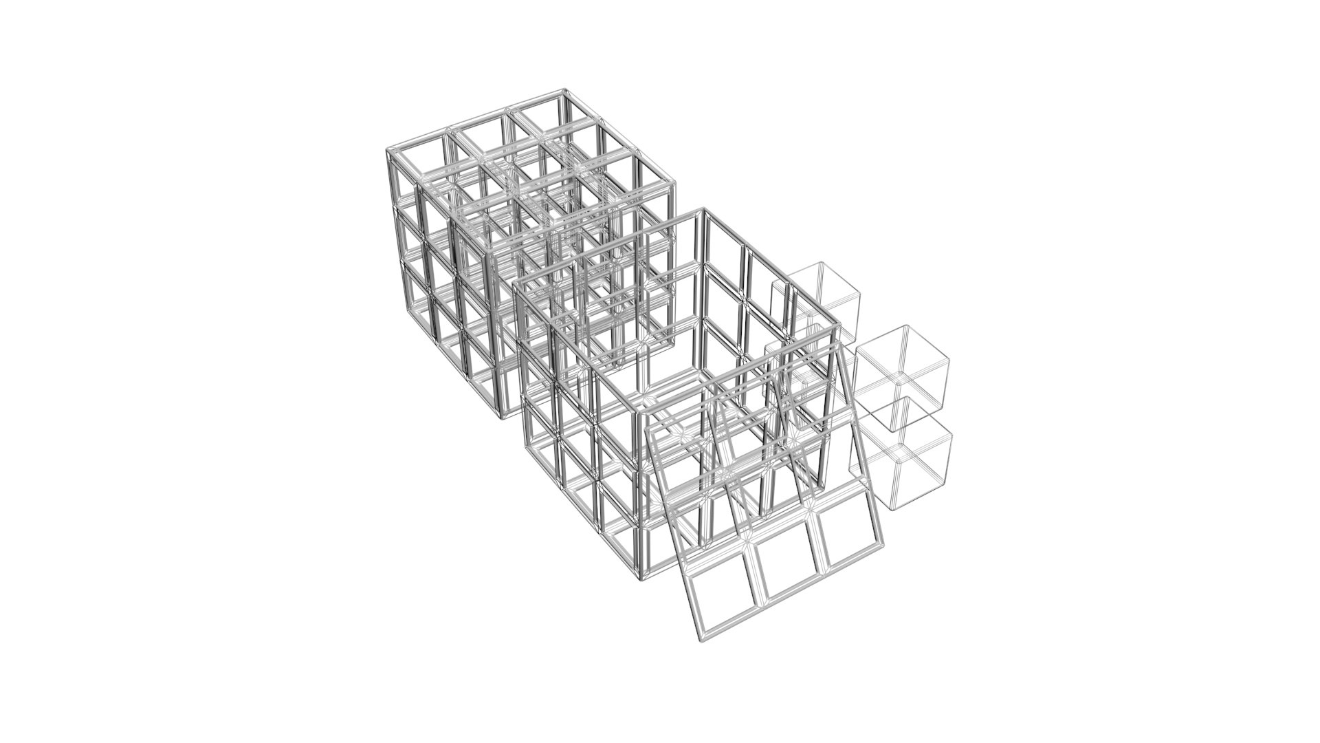 3D Cage Rubiks Cube Model - TurboSquid 1825680