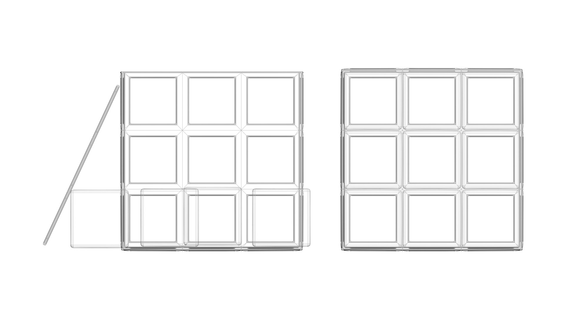 3D Cage Rubiks Cube Model - TurboSquid 1825680