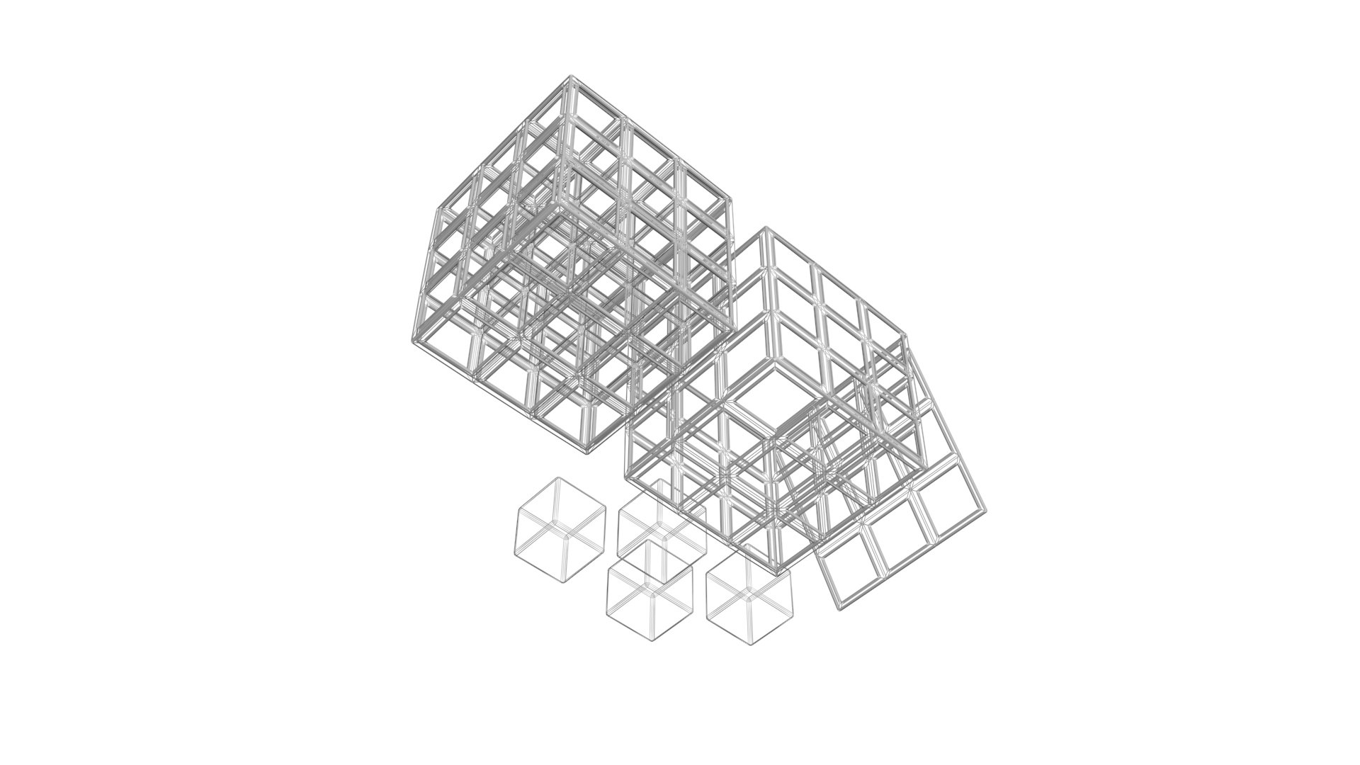 3D Cage Rubiks Cube Model - TurboSquid 1825680