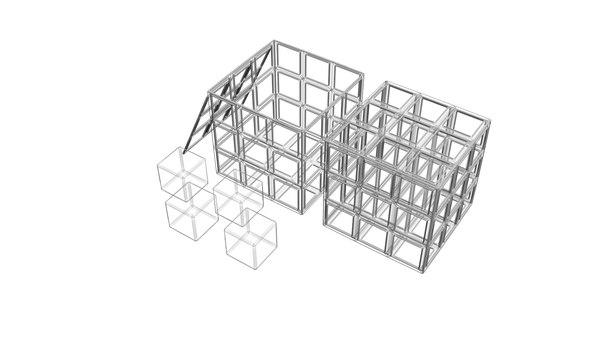 3D Cage Rubiks Cube model - TurboSquid 1825680