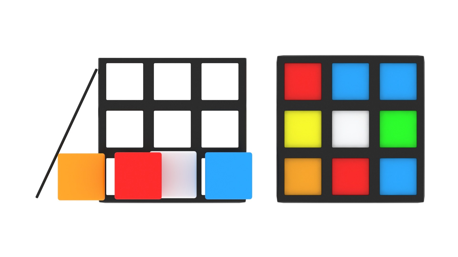 3D Cage Rubiks Cube Model - TurboSquid 1825680