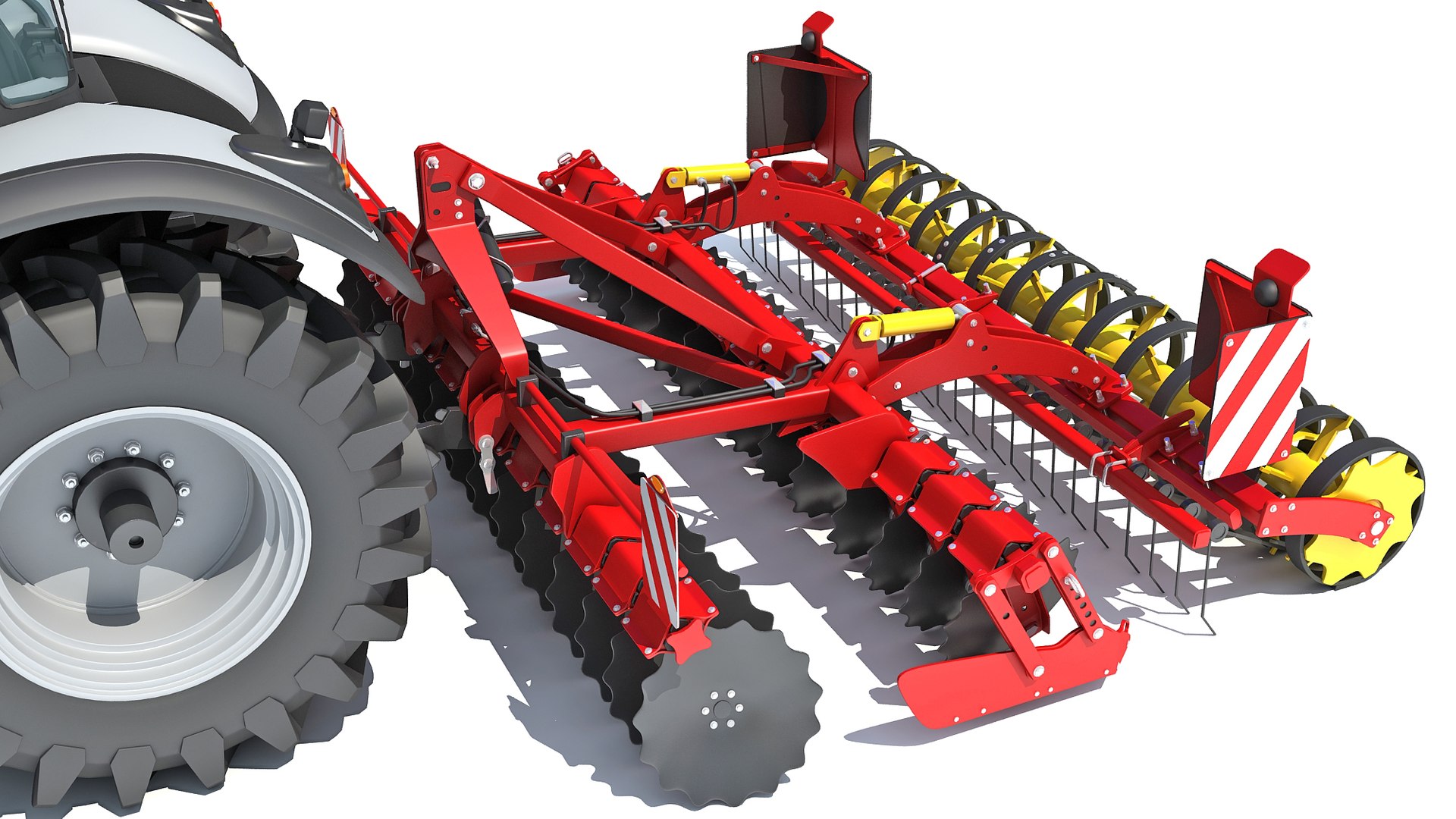 3D Tractor Compact Disc Harrow - TurboSquid 1706402