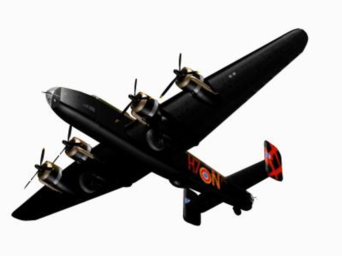 3d Model Handley Page Halifax Bomber