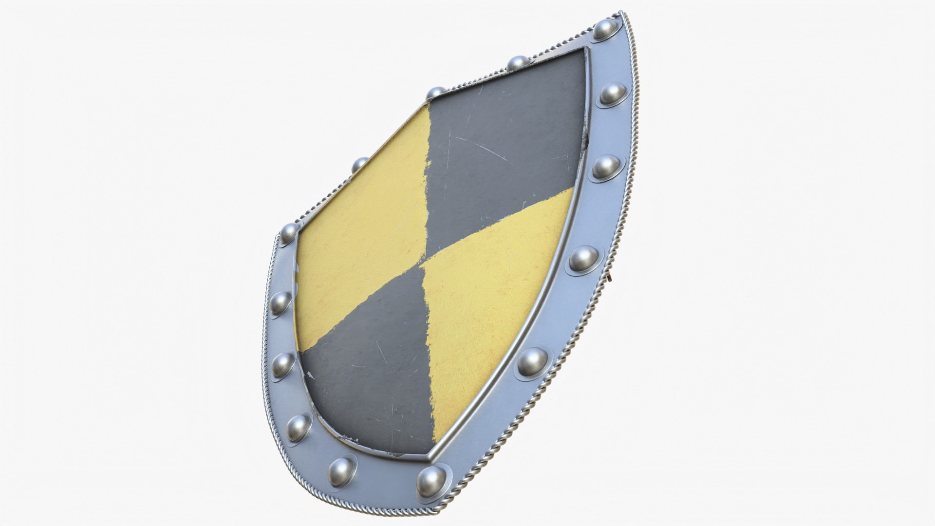 3D IronShield 01 D Model - TurboSquid 2219618