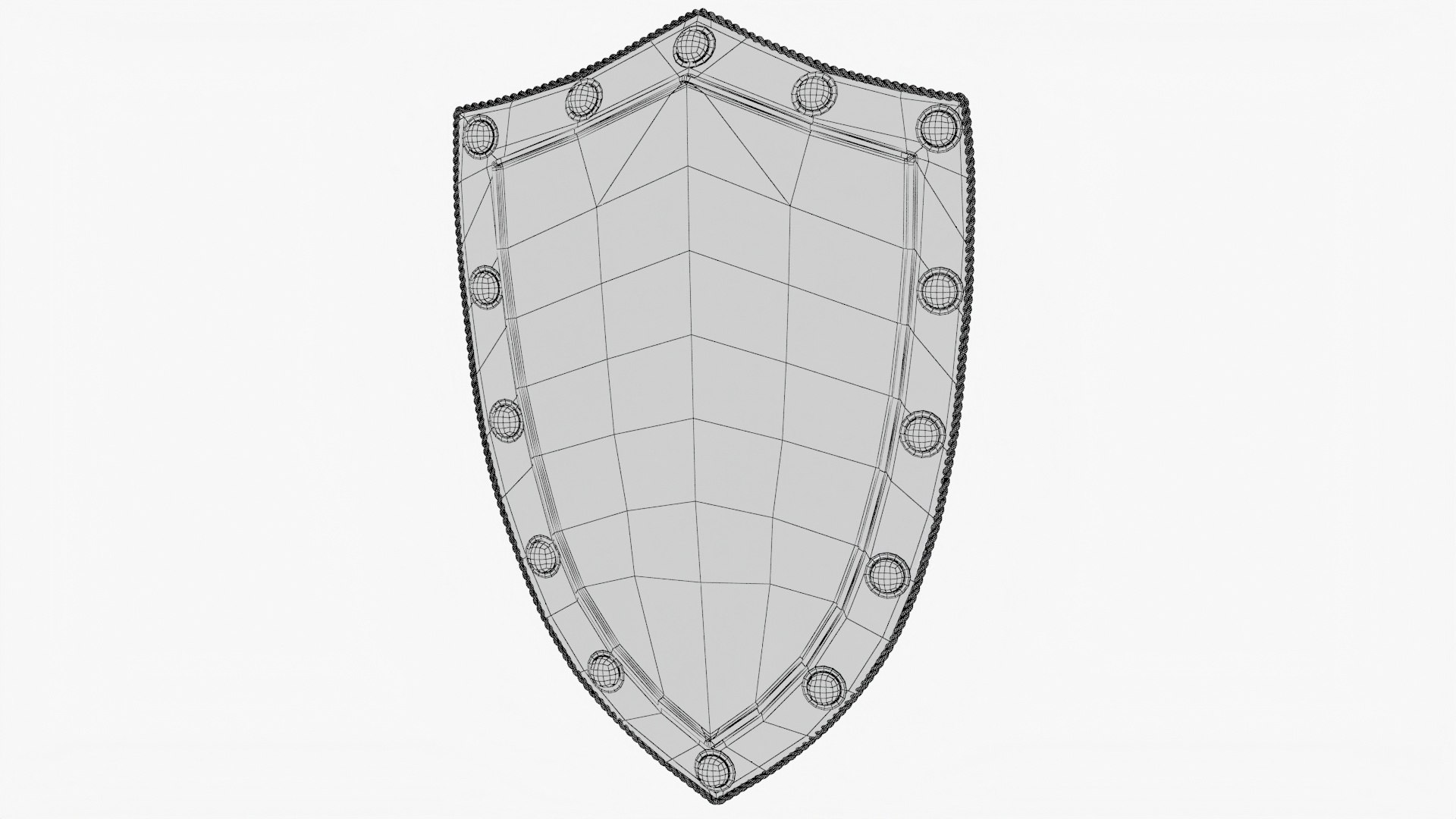 3D IronShield 01 D Model - TurboSquid 2219618