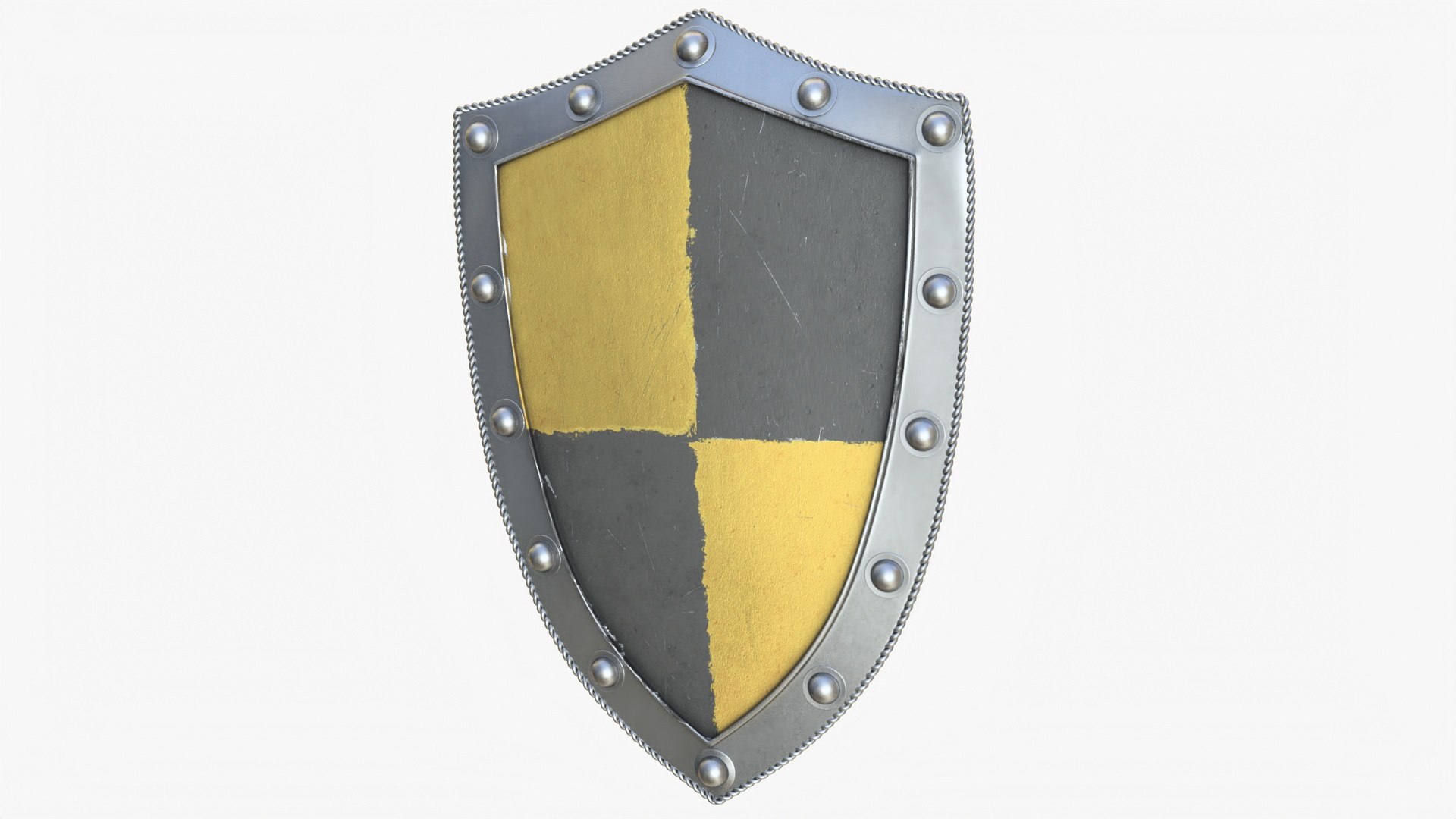 3D IronShield 01 D Model - TurboSquid 2219618