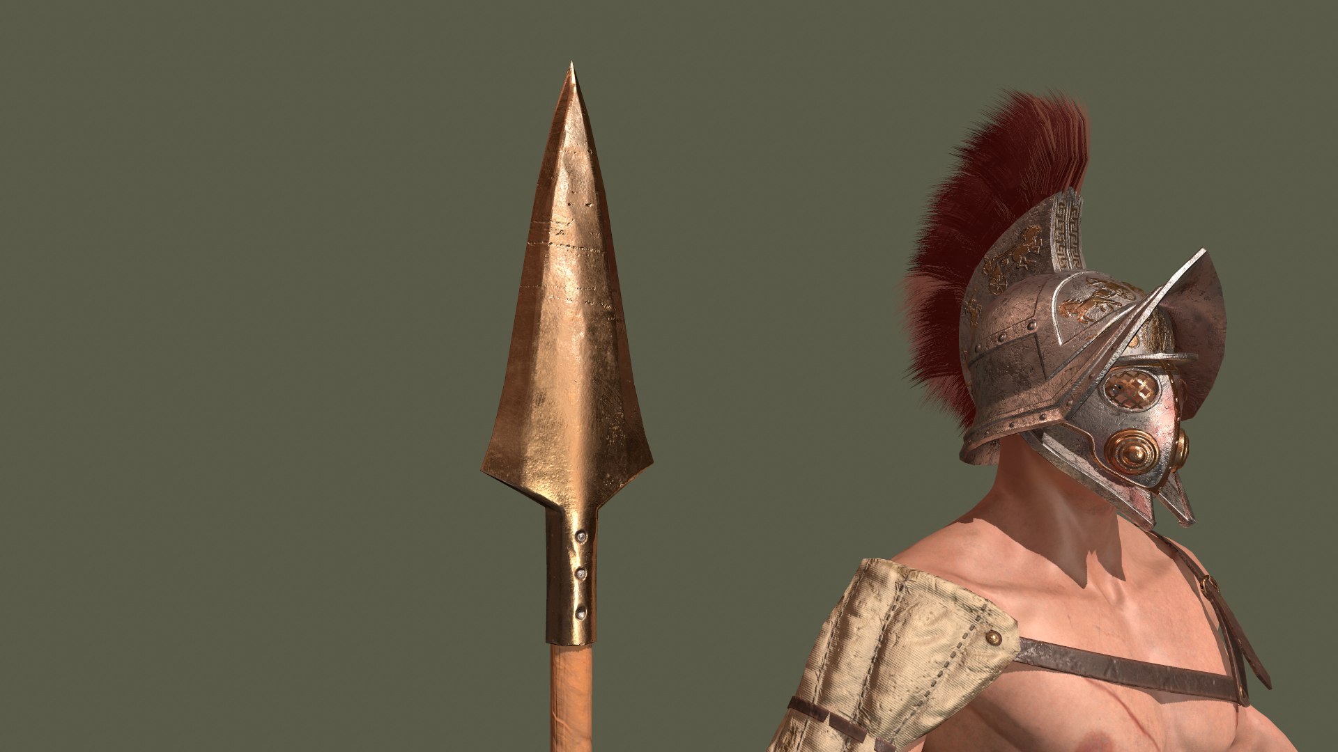 Gladiator Model - TurboSquid 2103110