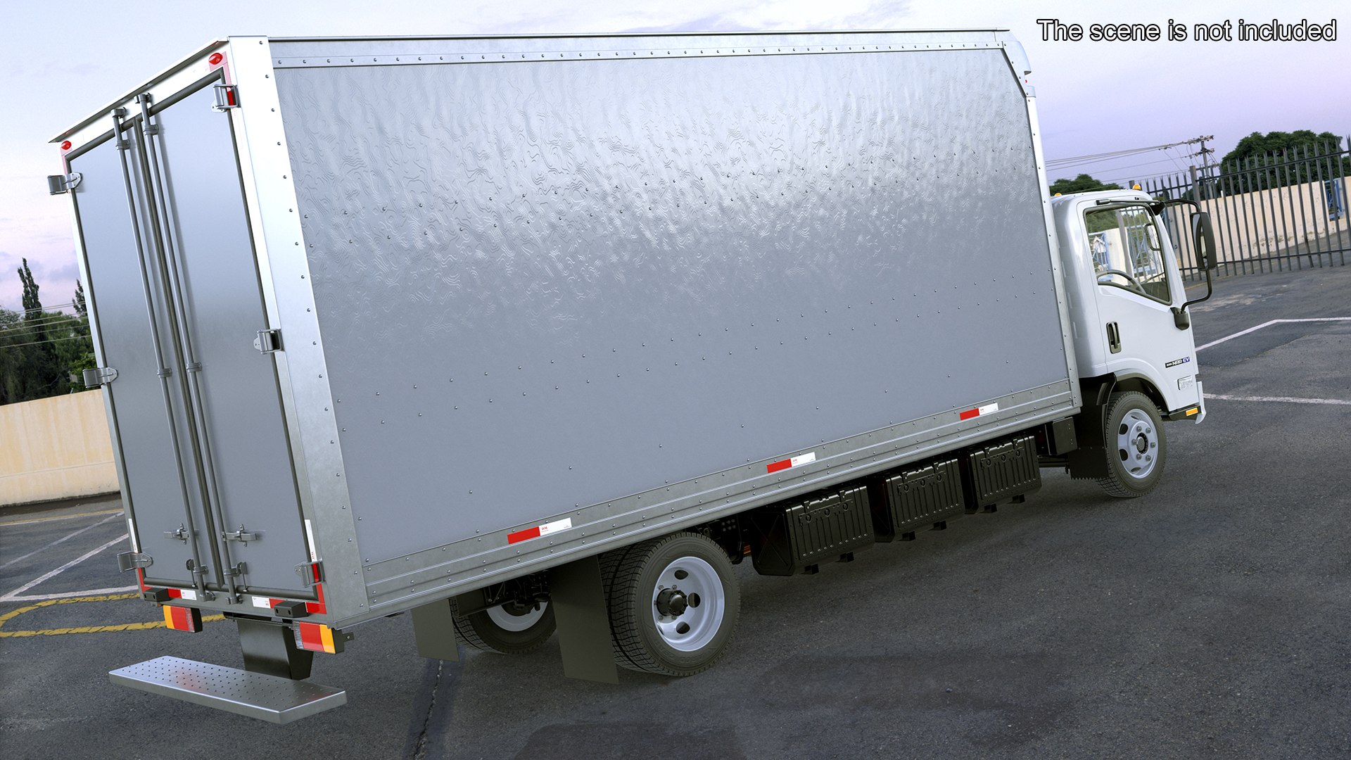 Electric Isuzu Truck NRR EV 176 Inch 3D Model - TurboSquid 2386200