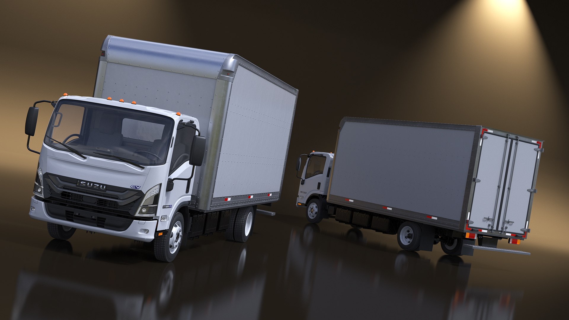 Electric Isuzu Truck NRR EV 176 Inch 3D Model - TurboSquid 2386200