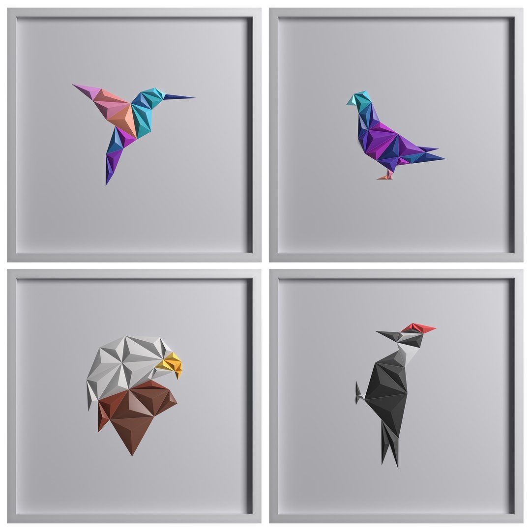 3D Paper ArtWork 30 - TurboSquid 2005322