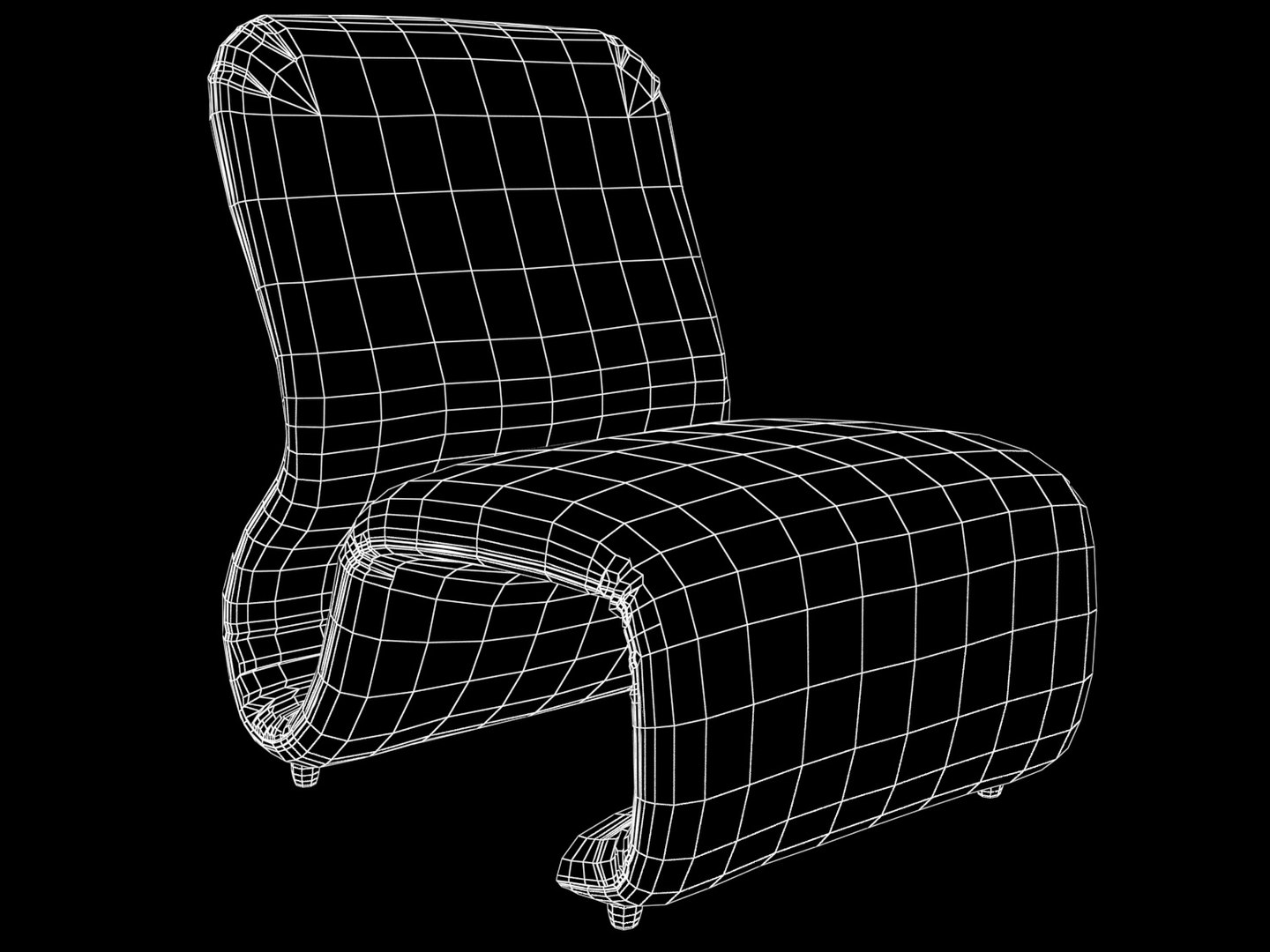 Etcetera Chair Jan Ekselius 3D Model - TurboSquid 1600022