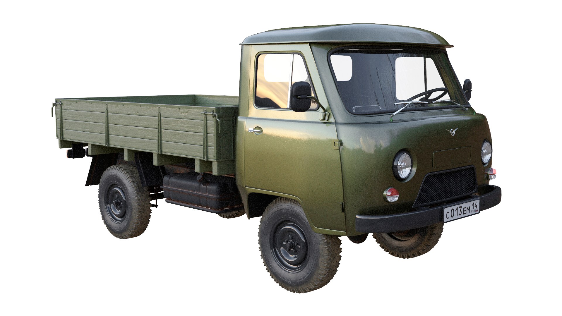 3D Uaz 452d - TurboSquid 1435451