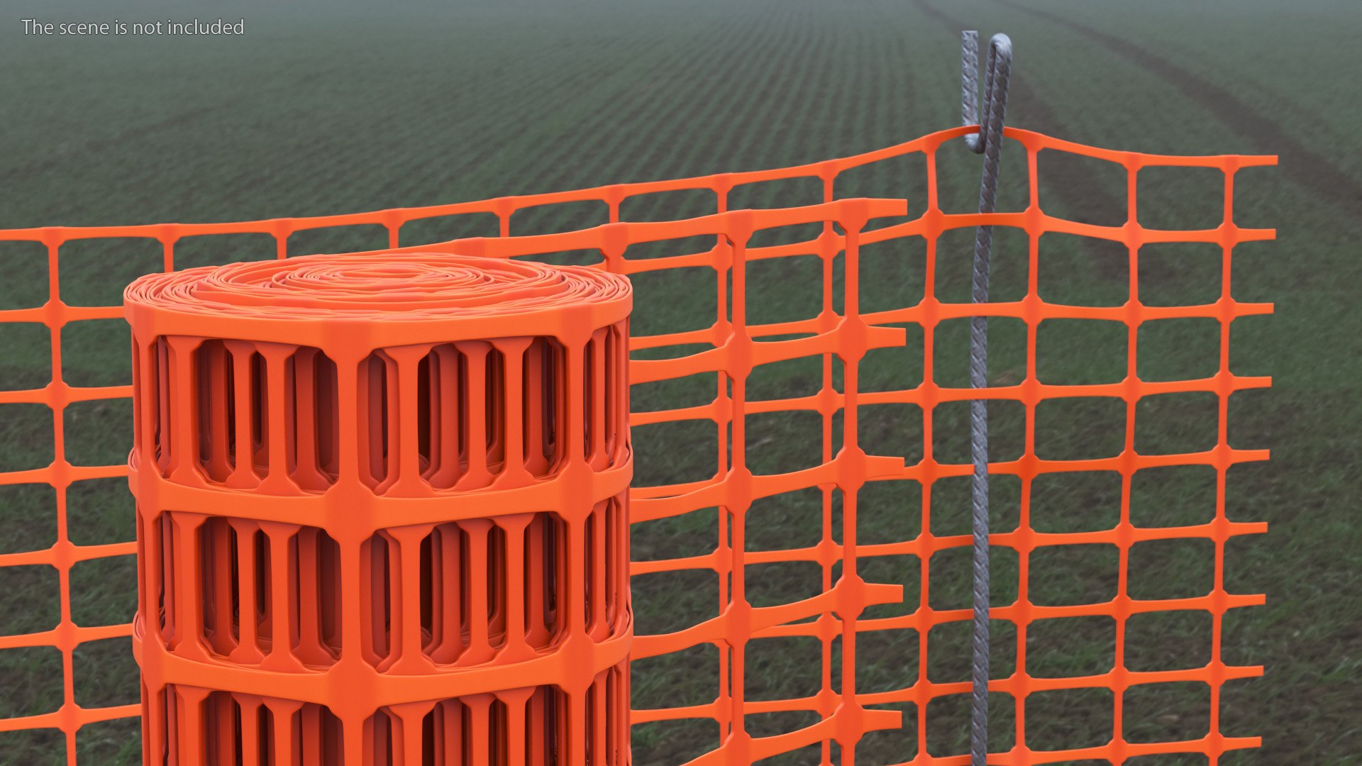 3D Barrier Mesh Roll Model - TurboSquid 2046625