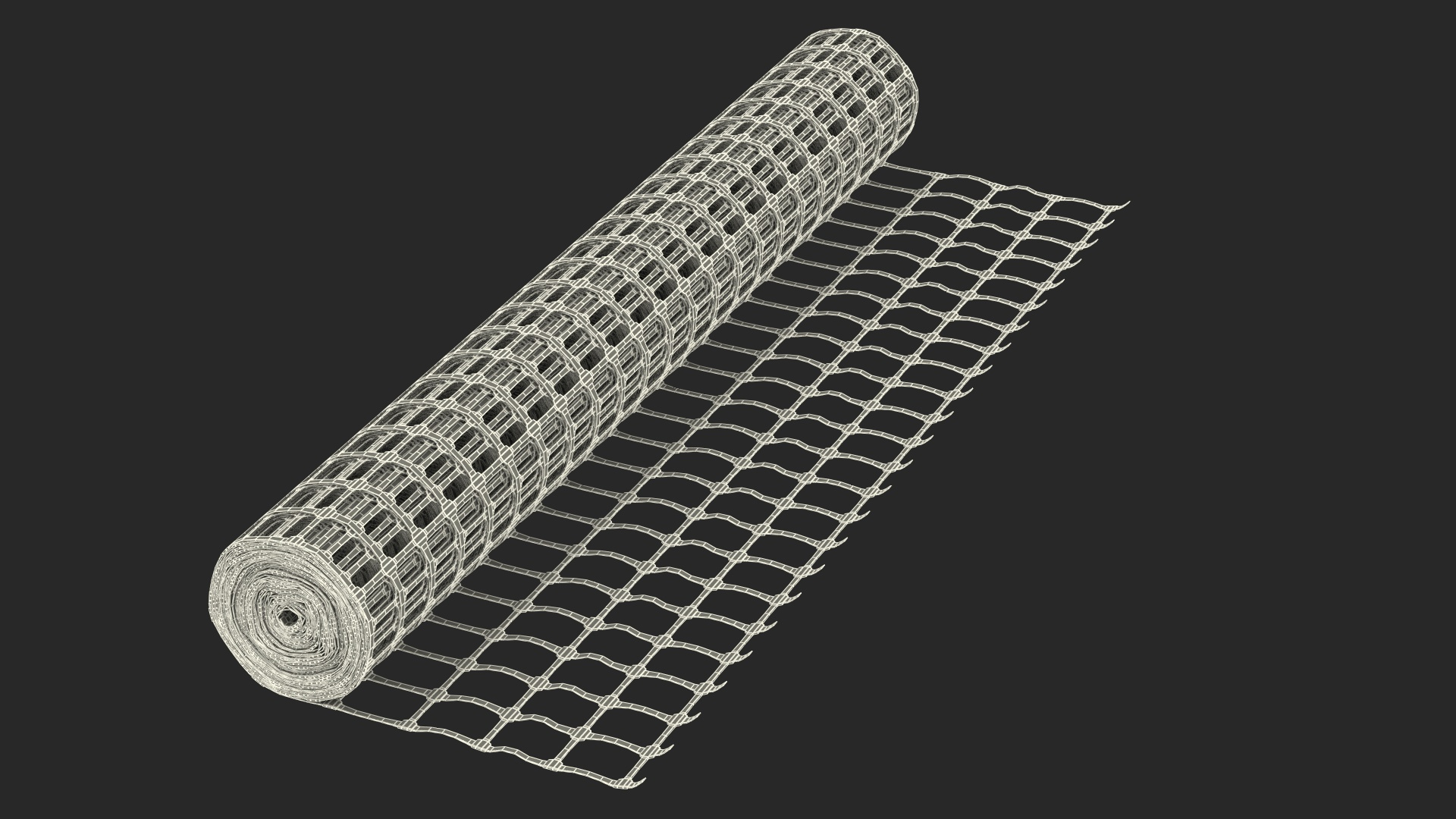 3D Barrier Mesh Roll Model - TurboSquid 2046625