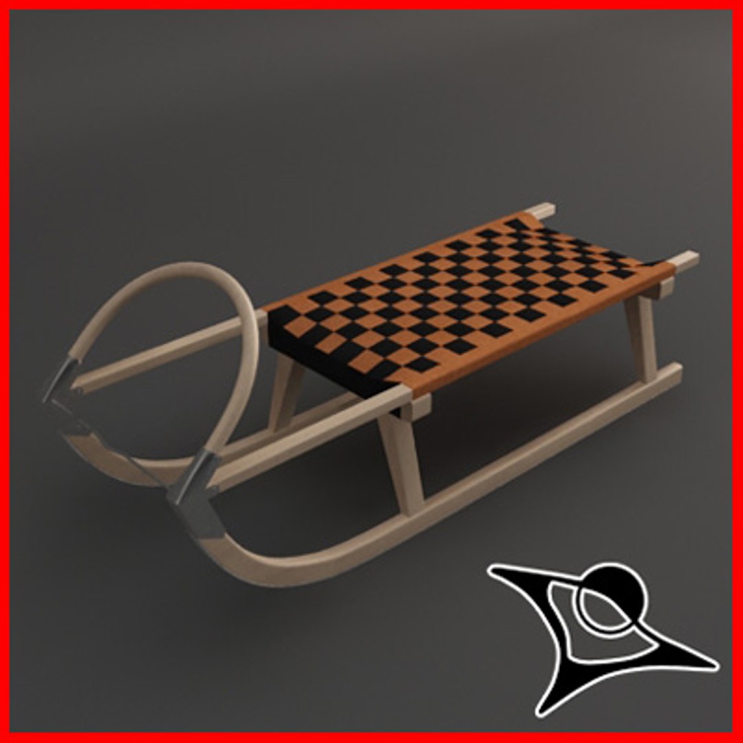 Sled Sledge 3d Model