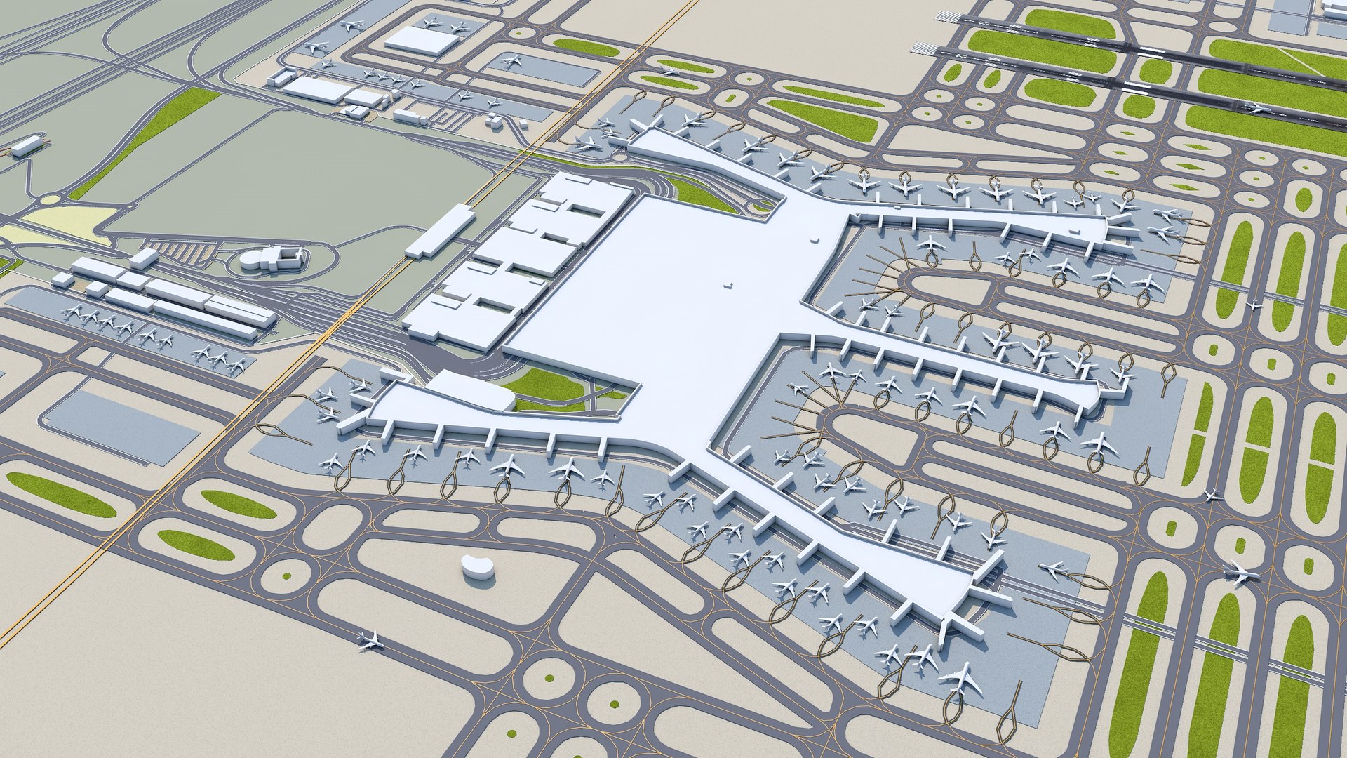 3D Istanbul Airport - TurboSquid 2013526